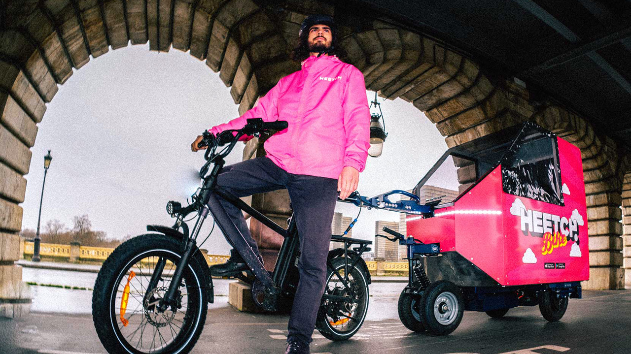 Heetch Bike à Paris : devenez chauffeur de VTC électrique à remorque ...